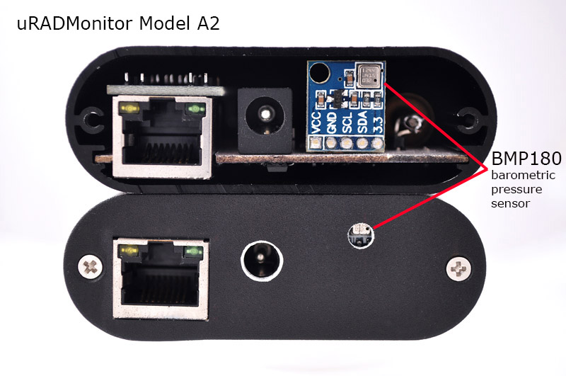 uRADMonitor » uRADMonitor model A2 with Barometric pressure sensor