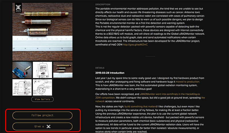 uRADMonitor » uRADMonitor Model D featured on HackADay