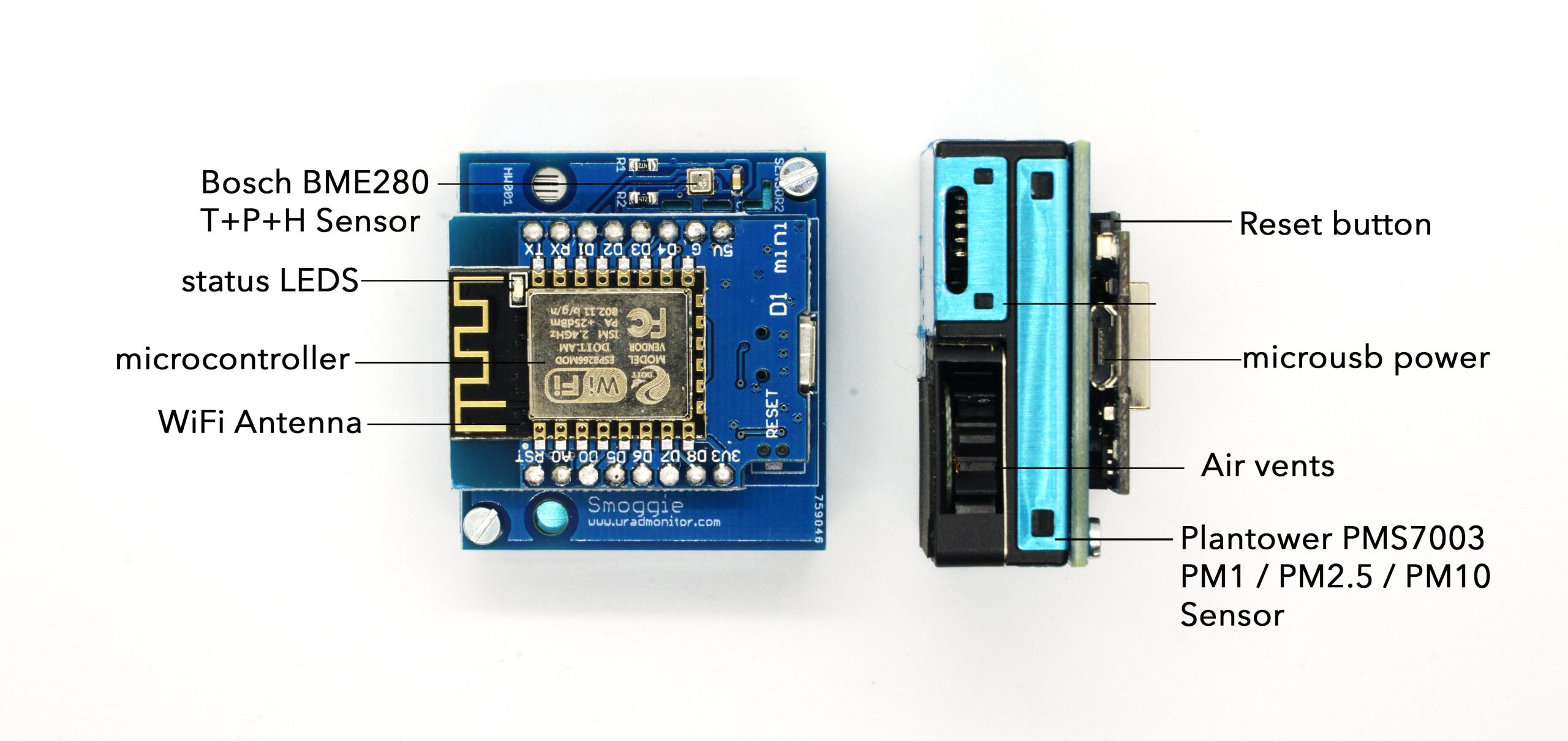 uRADMonitor » Compact PM sensors: Plantower PMSA003